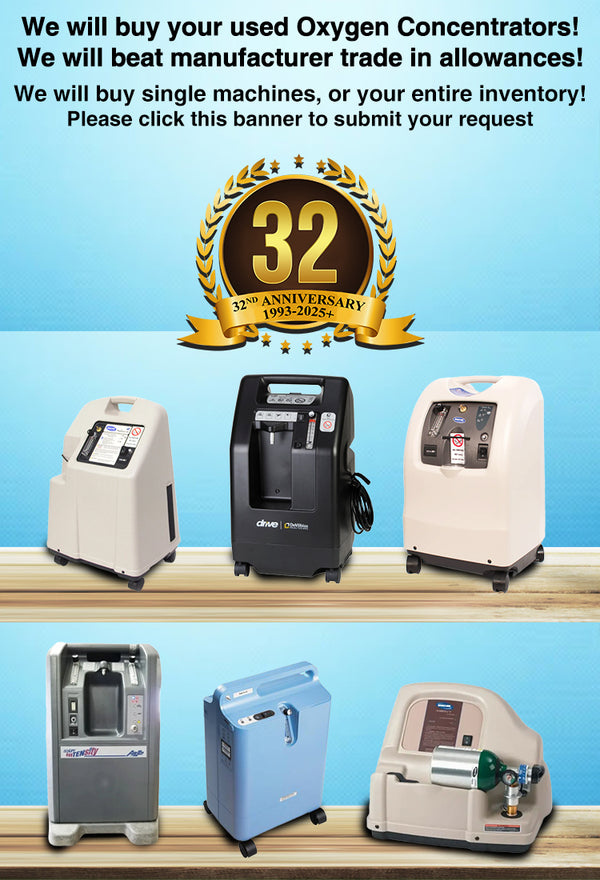 Used & Refurbished Oxgen Concentrators | Portable & Home